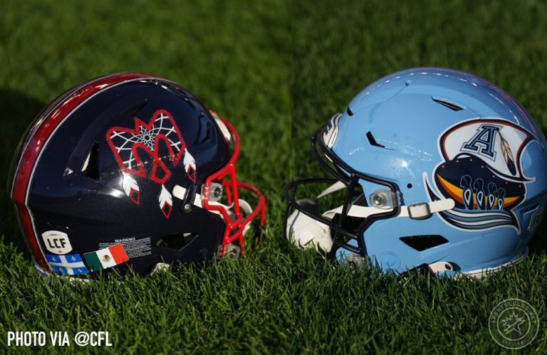 The Toronto Argonauts and Montréal Alouettes took the field tonight ...