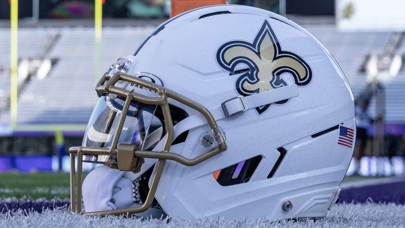 The New Orleans Saints will wear their new white alternate helmets for ...