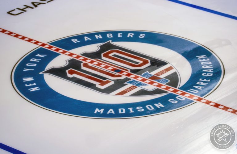 New York Rangers 2025-26 Centre Ice Design Celebrating 100th Anniversary Revealed