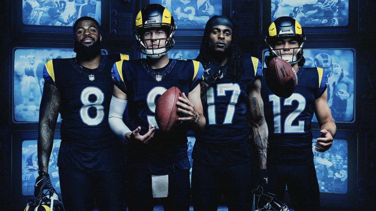 Los Angeles Rams Top Seahawks in “Midnight Mode” Rivalries Uniform Debut